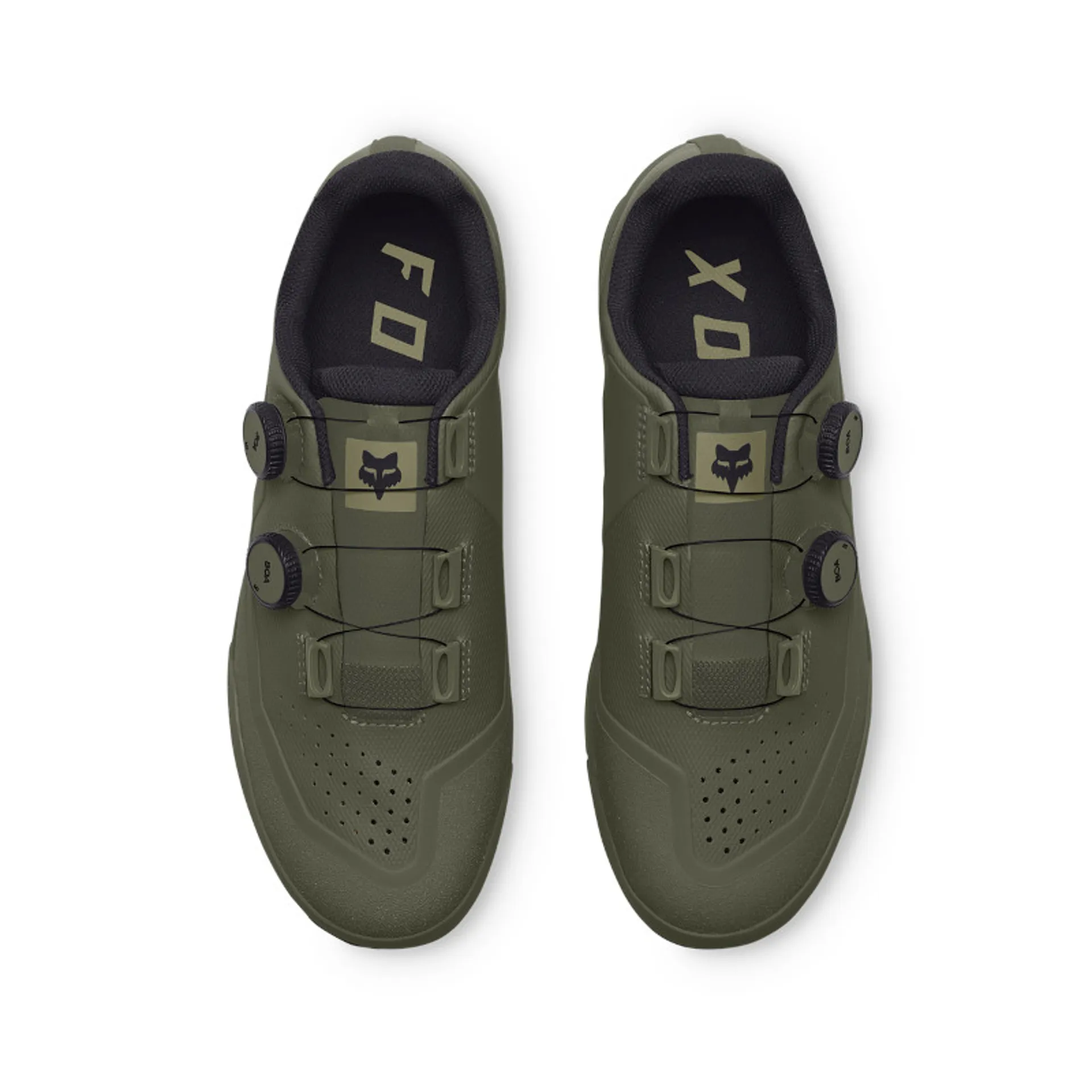 Fox Union BOA Clipless Mountain Bike Shoe in Olive Green