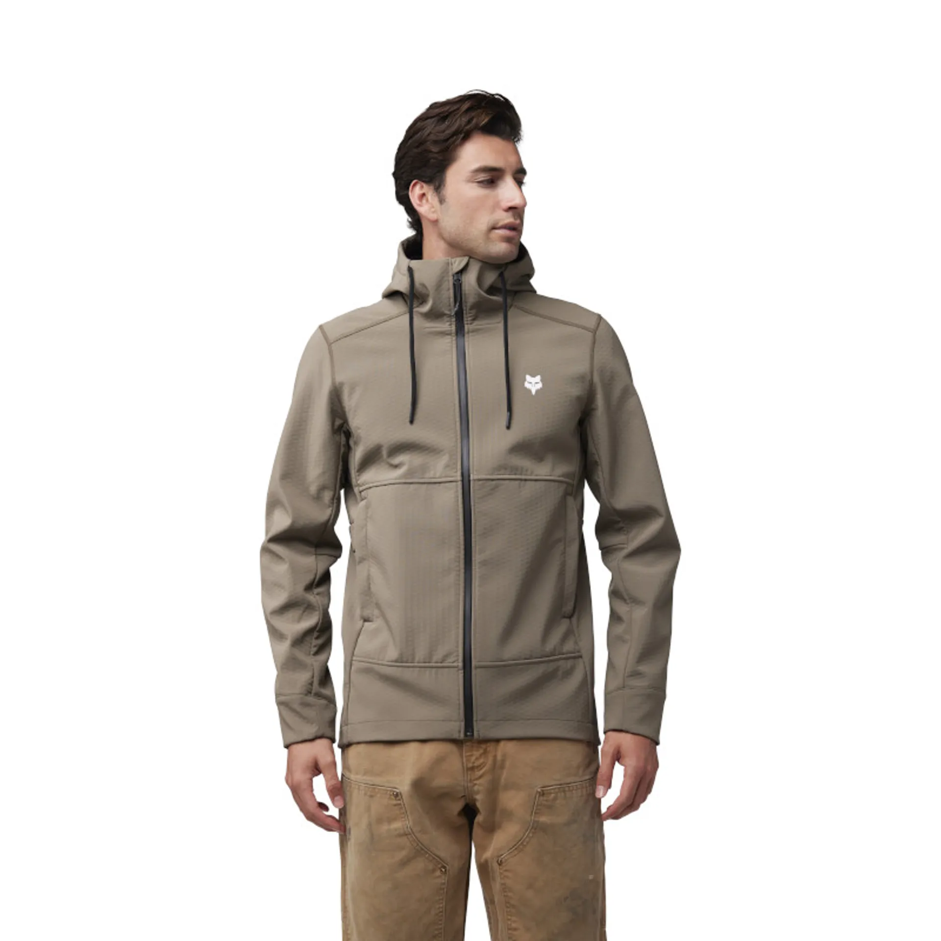 Fox Pit Jacket - Softshell Casual Jacket in Ash